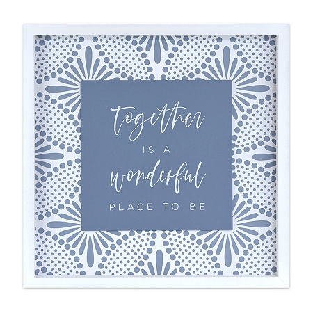 Click here for 18x18 Together Is A Wonderful Place To Be  One Siz... prices