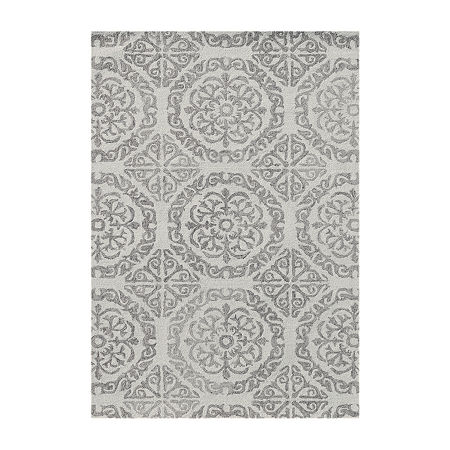 Click here for Boston 1 Medallion Hand Tufted Indoor Rectangular... prices