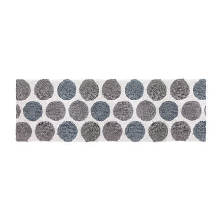 Click here for Avanti Dotted Circle Cotton/Lurex Bath Rug  24 x 6... prices
