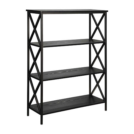 Click here for Tucson 4-Tier Bookcase  One Size  Black prices