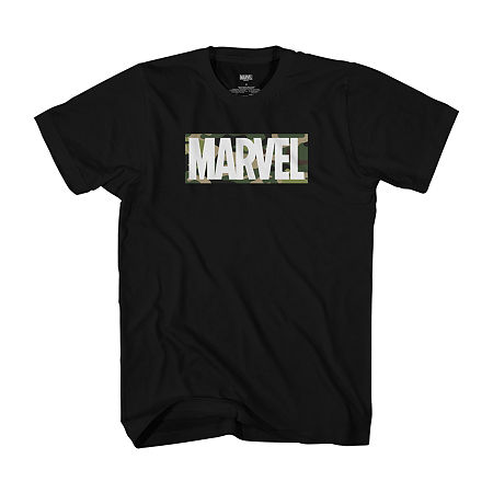 Click here for Big & Tall Mens Marvel Camo Logo Crew Neck Graphic... prices