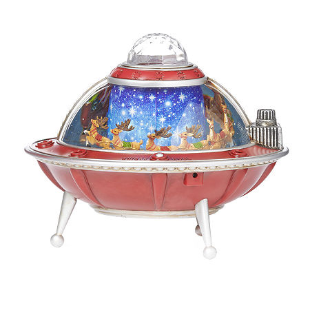 Click here for Roman 8.75 Led Ufo Ship Lighted Christmas Tabletop... prices
