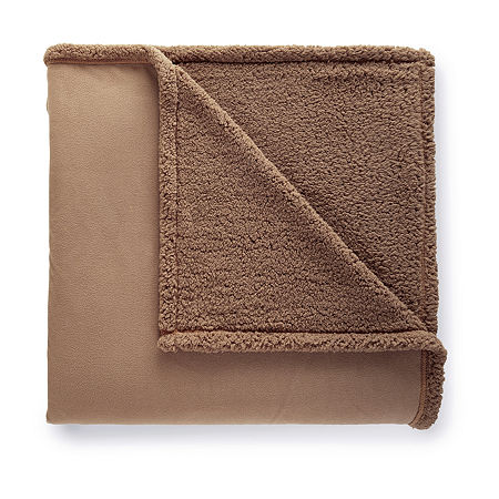 Click here for Shavel Home Micro Flannel Sherpa Blanket  One Size... prices