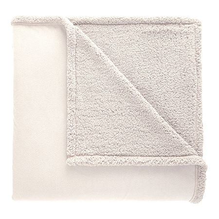Click here for Shavel Micro Flannel Sherpa Blanket  King - Ivory prices