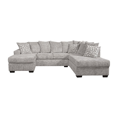 Click here for Sonoma 3-Piece Chenille Sofa Chaise U-Shaped Secti... prices