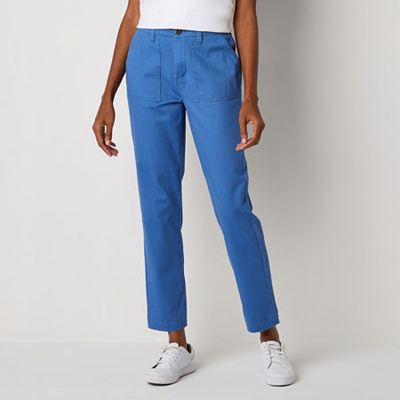 Click here for St. Johns Bay Utility Womens Slim Mid Rise Ankle P... prices