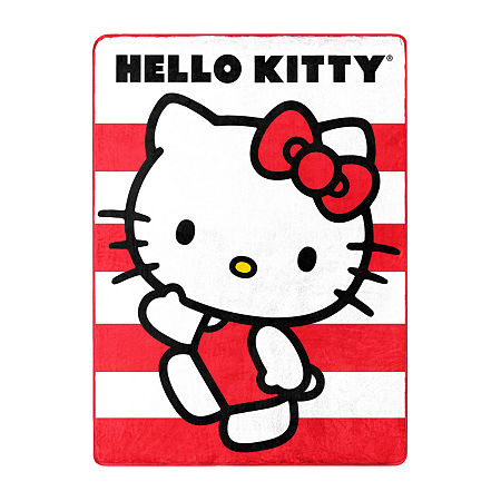 Click here for Northwest Stripes Hello Kitty Midweight Throw  One... prices