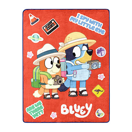 Click here for Bluey Road Trip Silk Touch Throw prices