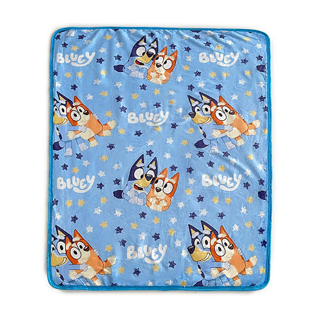 Click here for Northwest Happy Times Sherpa Bluey Midweight Throw... prices
