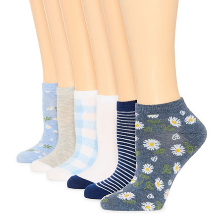 Click here for Mixit Womens 6 Pair Low Cut Socks  4-10  Blue prices
