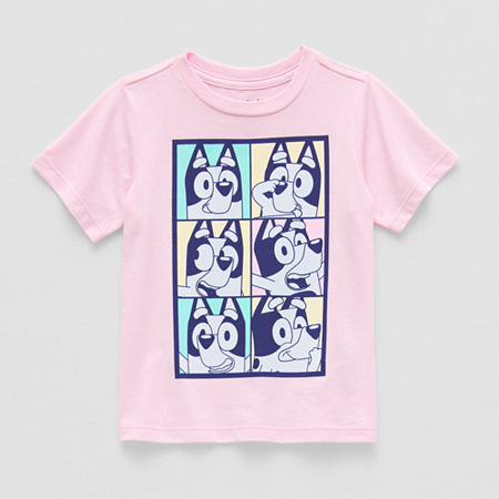 Click here for Toddler Girls Crew Neck Short Sleeve Regular Fit B... prices