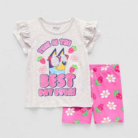 Click here for Happy Threads Toddler Girls 2-pc. Bluey Short Set... prices