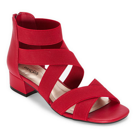 Click here for east 5th Spaulding Womens Square Open Toe Block He... prices