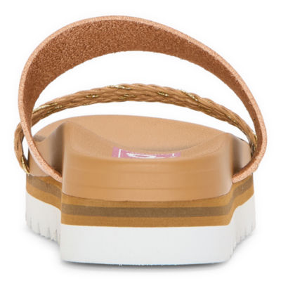 Pop Kianda Womens Footbed Sandals, Color: Tan - JCPenney