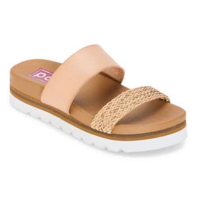 Pop Kianda Womens Footbed Sandals, Color: Tan - JCPenney