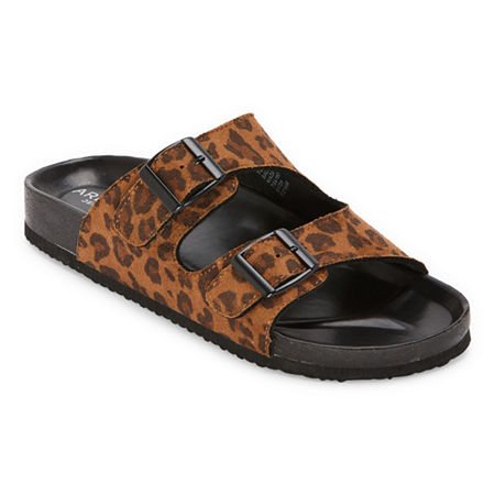 Click here for Arizona Jean Co Fireside Womens Footbed Sandals  9... prices