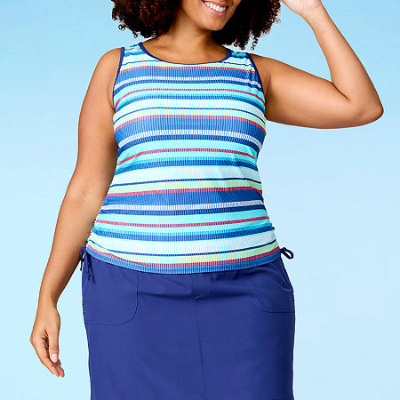 Click here for Free Country Plus Size Full Side Shirring Tankini... prices