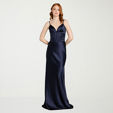 Click here for Morgan & Co. Womens Juniors Satin Bodycon Dress  1... prices