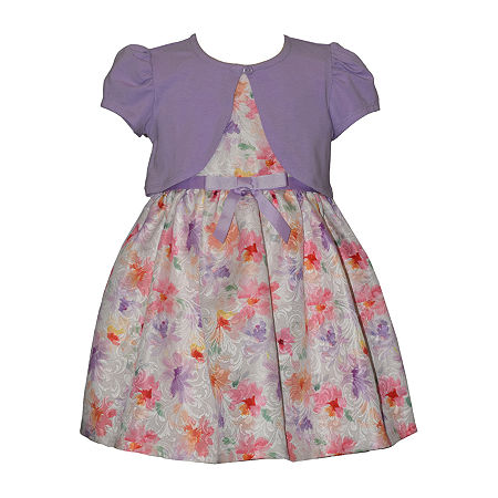 Click here for Bonnie Jean Toddler Girls Puffed Floral 2-pc. Dres... prices