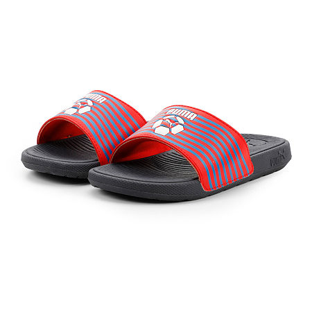 Click here for PUMA Big Kid Boys Cool Cat 2.0 Slide Sandals  4 Me... prices