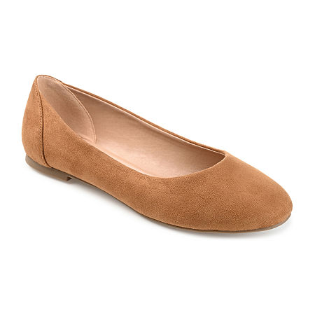 Journee Collection Womens Comfort Ballet Kavn Flats - Tan