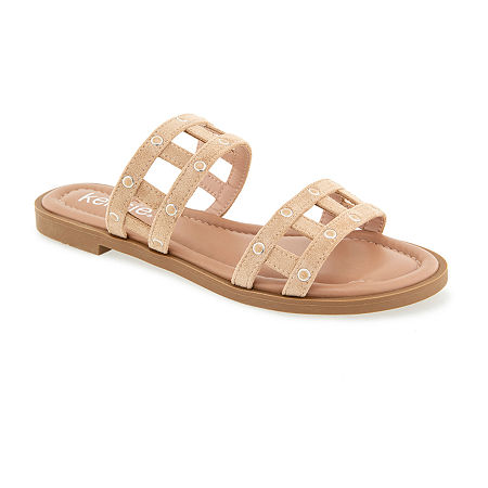 Click here for Kensie Womens Malory Flat Sandal - Sand prices