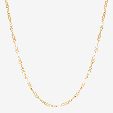 Click here for Made in Italy Womens 10K Gold 18 Inch Link Chain N... prices