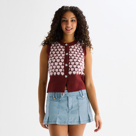 Click here for Forever 21 Womens Crew Neck Button Juniors Hearts... prices