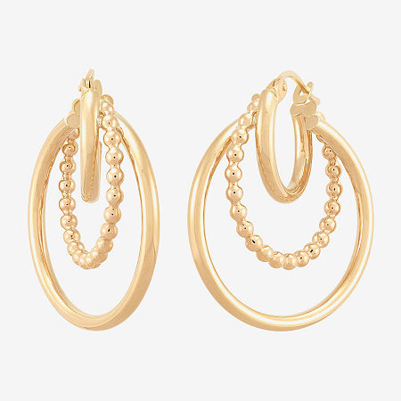 Click here for Limited Quantities! Womens 10K Gold Hoop Earrings... prices