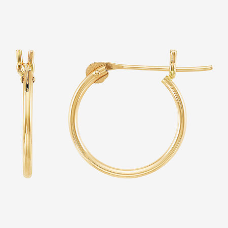 Click here for Limited Quantities! Girls 10K Gold 12mm Hoop Earri... prices