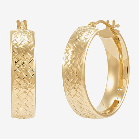 Click here for Limited Quantities! Womens 10K Gold 22mm Hoop Earr... prices