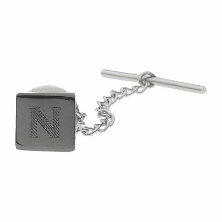 Click here for Personalized Square Tie Tack  One Size  Silver prices