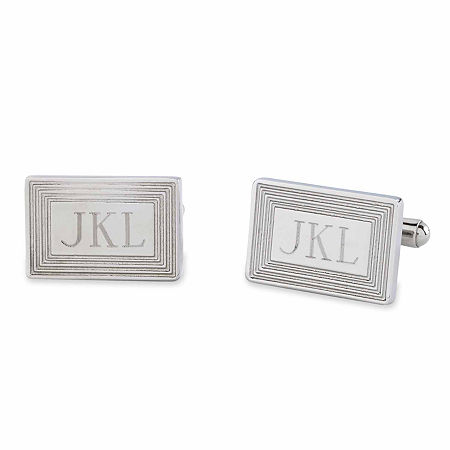 Click here for Stainless Steel Cuff Links w/ 3-Line Framed Border... prices