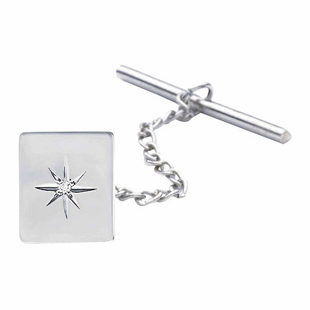Click here for Sterling Silver Tie Tack with Diamond Accent  One... prices