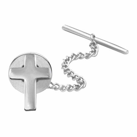 Click here for Cross Tie Tack  One Size  Gray prices