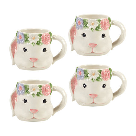 Click here for Certified International Easter 3-d Bunny Mugs  Set... prices