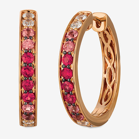 Click here for Le Vian Ombre(R) Honey Gold(tm) Strawberry Hoop Ea... prices