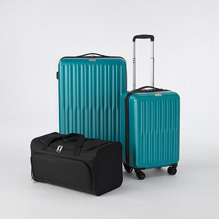 Click here for Protocol Cayman Hardside 3-pc. Luggage Set  One Si... prices