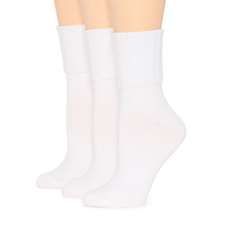 Click here for Mixit Everyday Essential Rib Womens 3 Pair Turncuf... prices