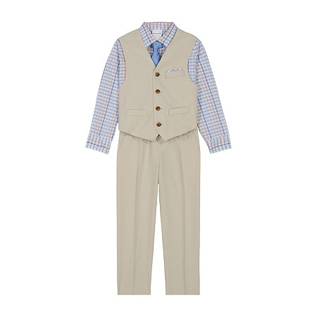 Click here for Van Heusen Toddler Boys 4-pc. Suit Set  2t  Beige prices