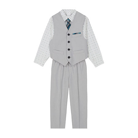 Click here for Van Heusen Toddler Boys 4-pc. Suit Set  2t  Gray prices
