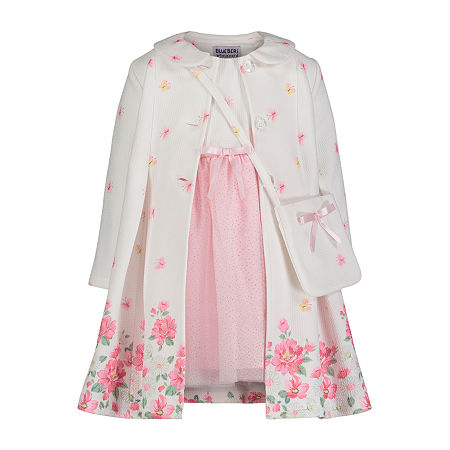 Click here for Blueberi Boulevard Toddler Girls Floral Dress Set... prices