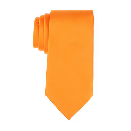 Click here for Stafford Sateen Solid Tie  One Size  Orange prices