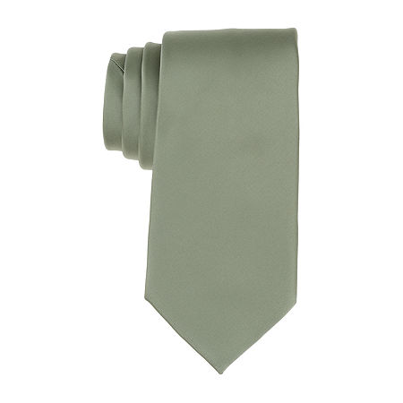 Click here for Stafford Sateen Solid Tie  One Size  Green prices