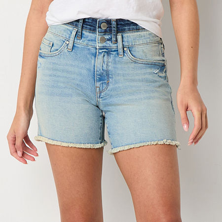 Click here for a.n.a Womens High Rise 5 Denim Short  14  Blue prices