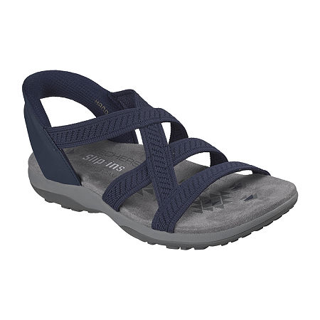Click here for Skechers Womens Reggae Slim Strap Sandals  9 Mediu... prices