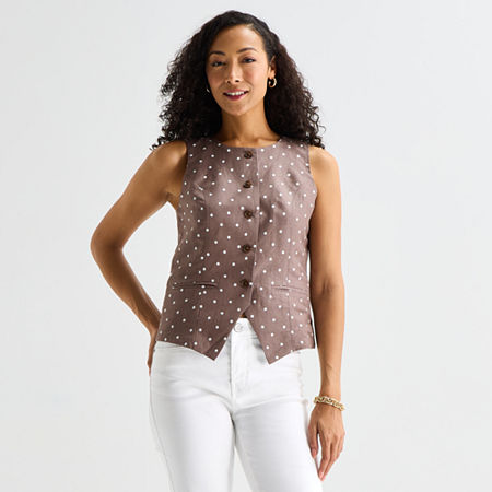 Click here for Liz Claiborne Womens Round Neck Sleeveless Vest  M... prices