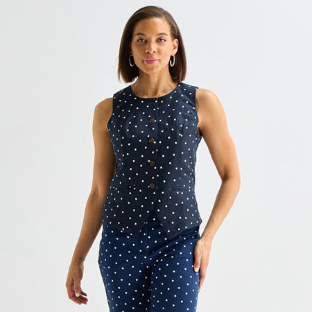 Click here for Liz Claiborne Womens Round Neck Sleeveless Vest  M... prices