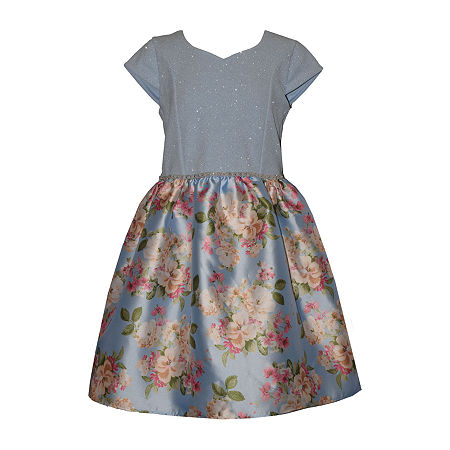 Click here for Bonnie Jean Big Kid Girls Short Sleeve Cap Fit + F... prices