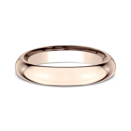 Click here for Womens 14K White Gold 4MM High Dome Comfort-Fit We... prices
